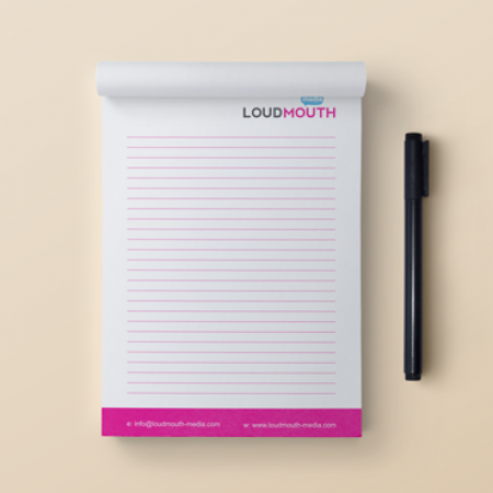 A6 Notepad Printing | Notepad Printing | Personalised Business Notepads