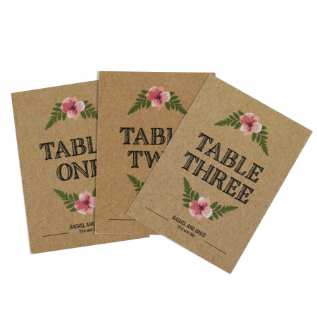 Table Name & Number Cards ∙ Kaizen Print
